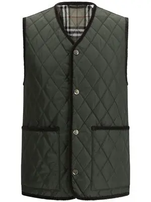 Burberry Quilted Vest - Multicolor