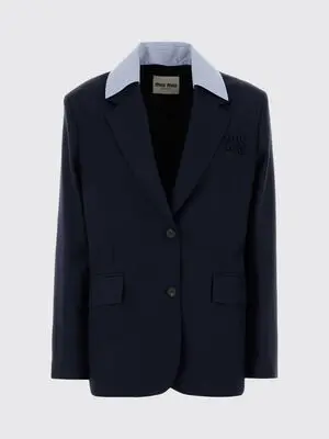 Miu Miu Virgin Wool Tailored Jacket