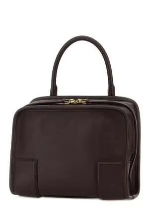 Loewe Dark Leather Small Amazona Handbag
