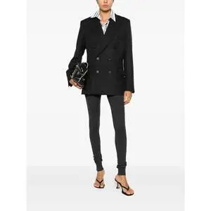 Victoria Beckham Wool Peak Lapels Double-breasted Blazer