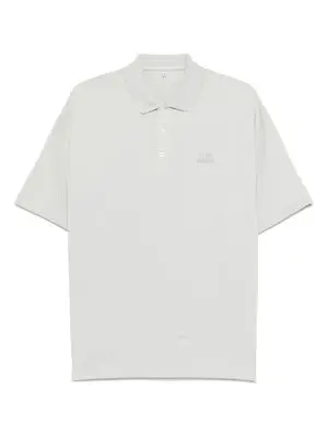 C.P. COMPANY Logo Cotton Polo Shirt - Multicolor