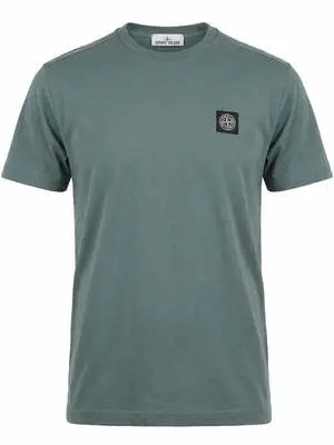 Stone Island Cotton Jersey Garment Dyed T-shirt - Multicolor