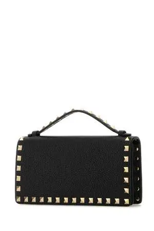 Valentino Garavani Leather Rockstud Handbag