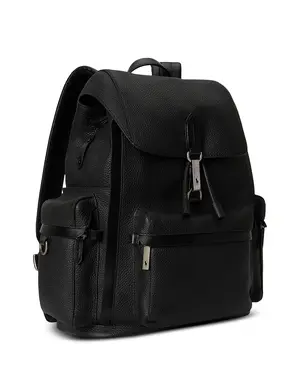 Polo Ralph Lauren Polo Id Pebble Leather Backpack