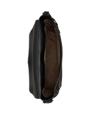 Polo Ralph Lauren Polo Id Pebble Leather Messenger Bag