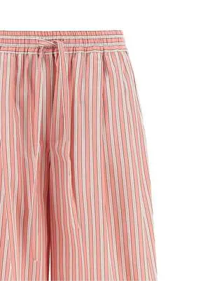 Dolce & Gabbana Silk Blend Striped Pajama Pants