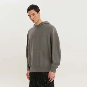 1989 STUDIO Cotton Graphic Sweatshirt Hoodie - Gray