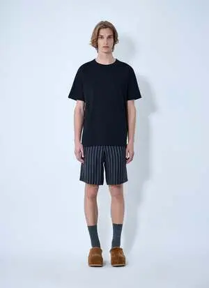 Dries Van Noten Piperi Striped Drawstring Shorts