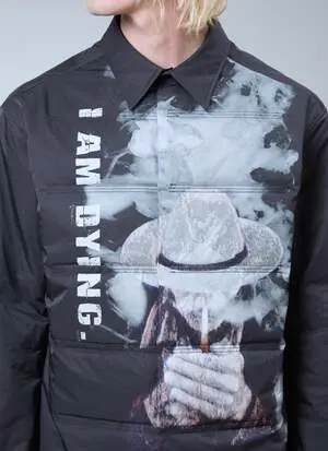 Yohji Yamamoto Printed Padded Shirt