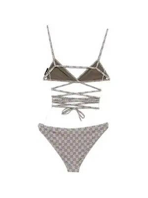 Gucci Gg Triangle Bikini Set