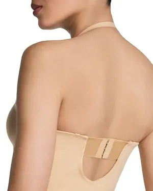 Spanx Suit Your Fancy Strapless Mid-thigh Bodysuit - Honey