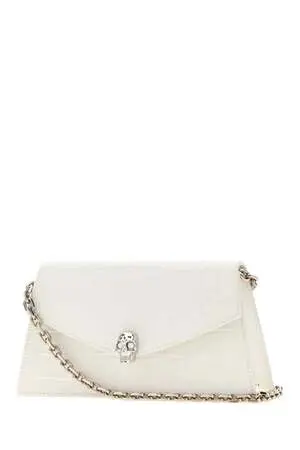 Alexander McQueen Leather Mini Skull Crossbody Bag