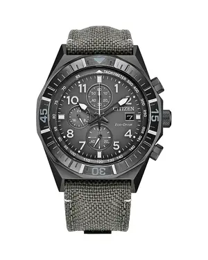 Citizen Nighthawk Chronograph Strap Watch