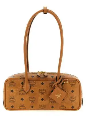 Mcm Aren East West Shoulder Bag - Brown