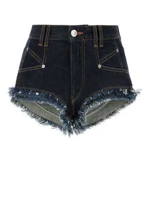 Isabel Marant Étoile Denim Eneidala Shorts - Blue