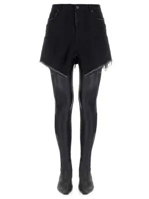 Balenciaga Mini Cut-up Skirt