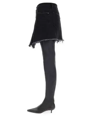 Balenciaga Mini Cut-up Skirt