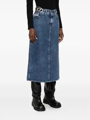 DIESEL® Denim Midi Skirt