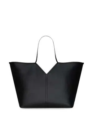Saint Laurent Grained Leather Tote Bag