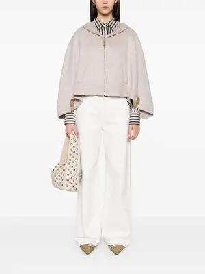 Max Mara Wool Hooded Cape