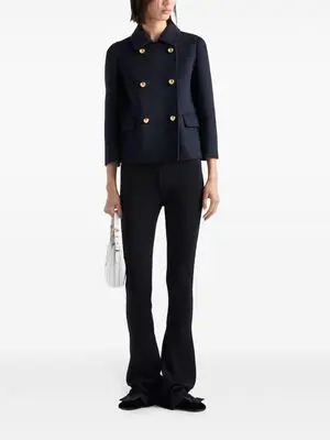 Prada Cashgora Double-breasted Jacket