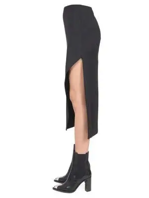 Alexander McQueen Wool And Mohair Skirt