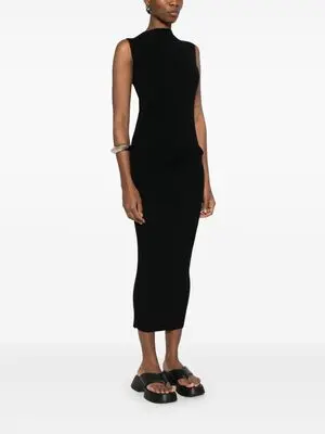 Rick Owens Ribbed Knitted Long Dress