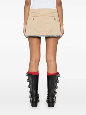 Miu Miu Cotton Mini Skirt