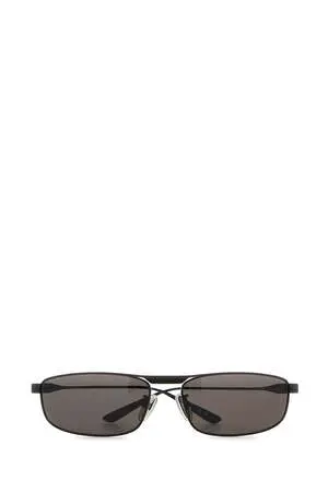 Balenciaga Metal Tag 3.0 Rectangle Sunglasses