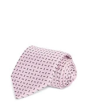 BOSS Classic Dot Tie - Medium Pink