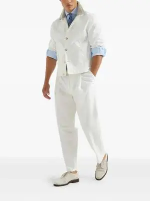 Brunello Cucinelli Linen Easy Fit Shirt