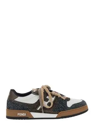 Fendi Suede Match Sneakers - Multicolor