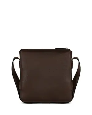 Montblanc Sartorial Leather Vertical Belt Messenger Bag