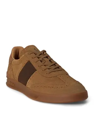 Polo Ralph Lauren Heritage Aera Suede Brogue Sneakers