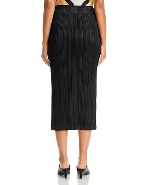 Issey Miyake Pleated Midi Skirt