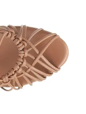 FORTE_FORTE Leather Heel Sandals