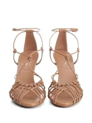 FORTE_FORTE Leather Heel Sandals