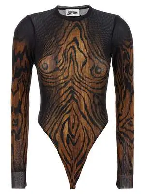 JEAN PAUL GAULTIER The Wood Bodysuit - Multicolor