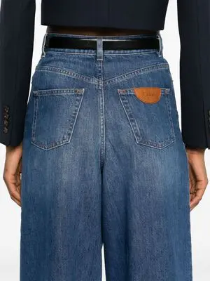 Chloé Cotton Wide-leg Denim Jeans