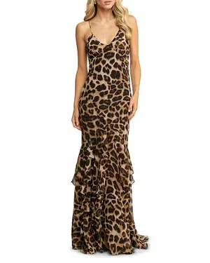 ELEVATOR DISCO Live Printed Maxi Dress
