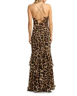 ELEVATOR DISCO Live Printed Maxi Dress