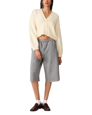 Steve Madden Mica V-neck Button-front Sweater