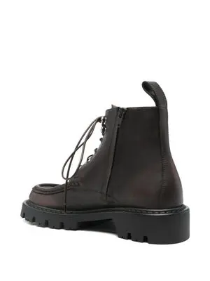 Loewe Sierra Leather Lace-up Boots