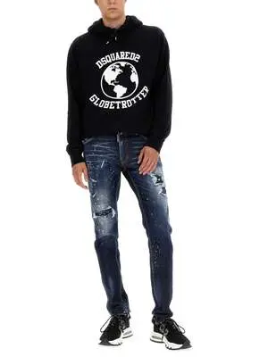 Dsquared2 Globetrotter Hooded Sweatshirt