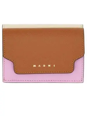 Marni Tri-fold Wallet - Pink