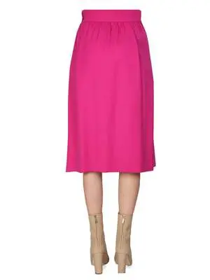 Moschino Flared Midi Skirt