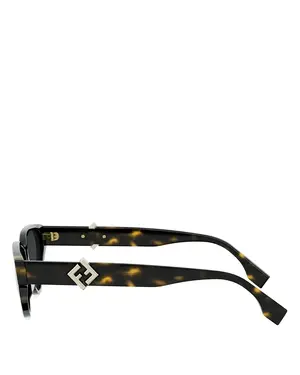 Fendi Ff Diamonds Cat Eye Sunglasses, 57mm