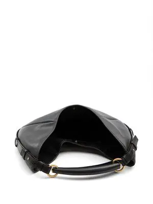 Saint Laurent Mombasa Medium Leather Hobo Bag