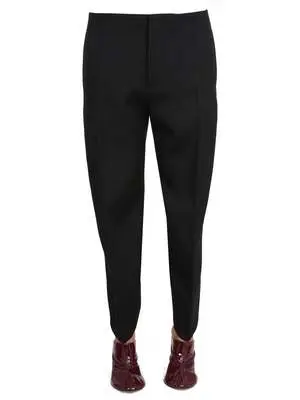 Bottega Veneta Compact Wool Pants - Black
