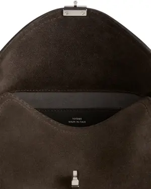 TOTEME T-lock Suede Convertible Clutch